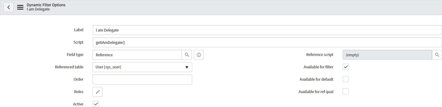 Create your own Dynamic Filters - ServiceNow Community